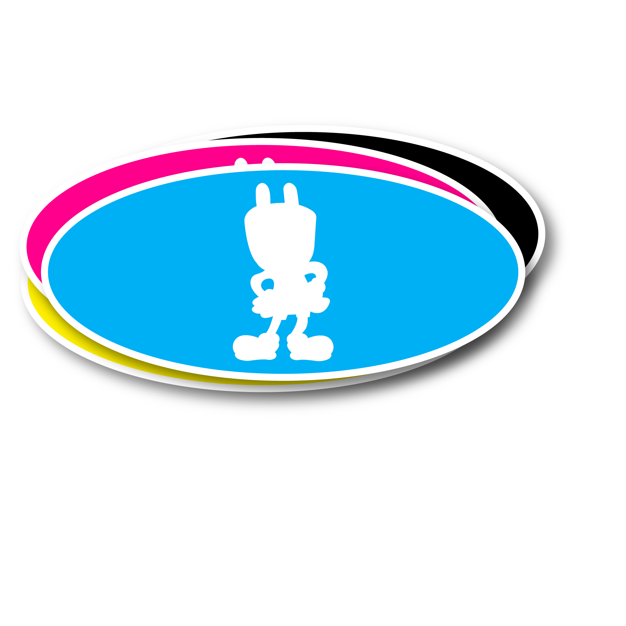 Oval Stickers – Sticker Plug